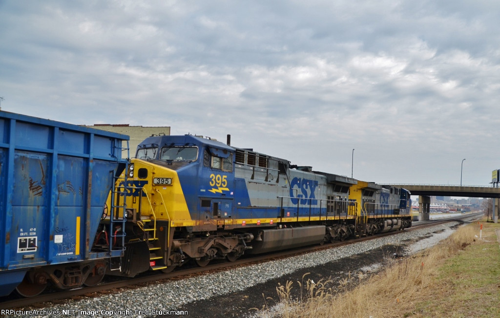 CSX 395 provides the back up.